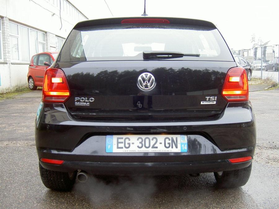 Black Volkswagen Polo 2016 in Vilnius, with an engine capacity of 1.20 L and mileage of 121 thousand km for 7199 €, photo 6 on AUTOMOTO.COM.LV