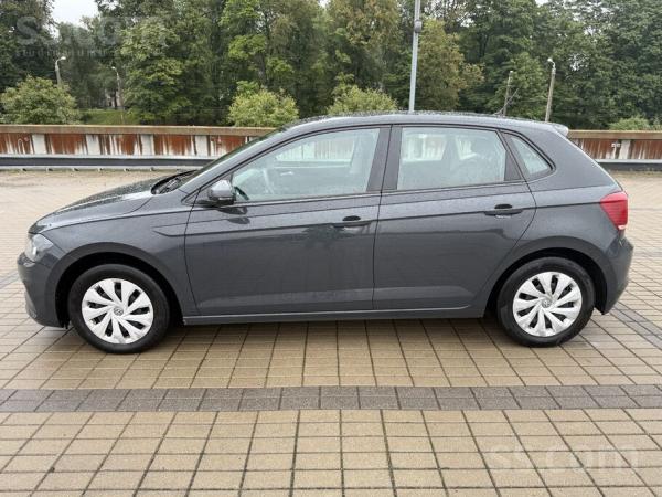 Black Volkswagen Polo 2019 in Riga, with an engine capacity of 1.00 L and mileage of 238 thousand km for 5977 €, photo 2 on AUTOMOTO.COM.LV