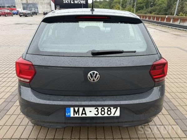 Black Volkswagen Polo 2019 in Riga, with an engine capacity of 1.00 L and mileage of 238 thousand km for 5977 €, photo 4 on AUTOMOTO.COM.LV