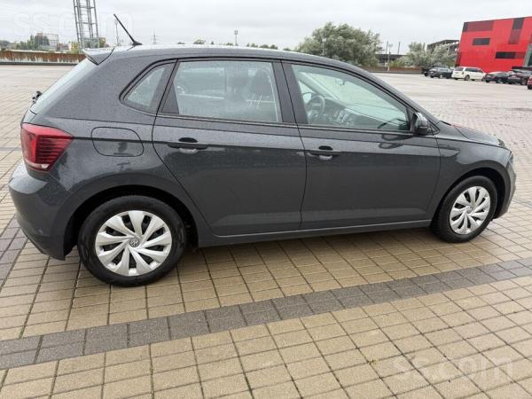 Black Volkswagen Polo 2019 in Riga, with an engine capacity of 1.00 L and mileage of 238 thousand km for 5977 €, photo 6 on AUTOMOTO.COM.LV