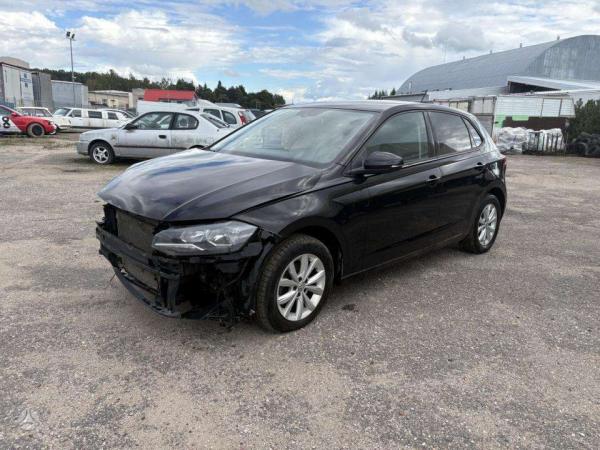 Melns Volkswagen Polo 2019 Radviliškis, ar dzinēja tilpumu 1.00 L un nobraukumu 93 tūkst. km par 4150 €, foto 1 vietnē AUTOMOTO.COM.LV
