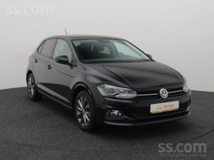 Black Volkswagen Polo 2021 in Riga, with an engine capacity of 1.00 L and mileage of 147 thousand km for 12199 €, photo 2 on AUTOMOTO.COM.LV