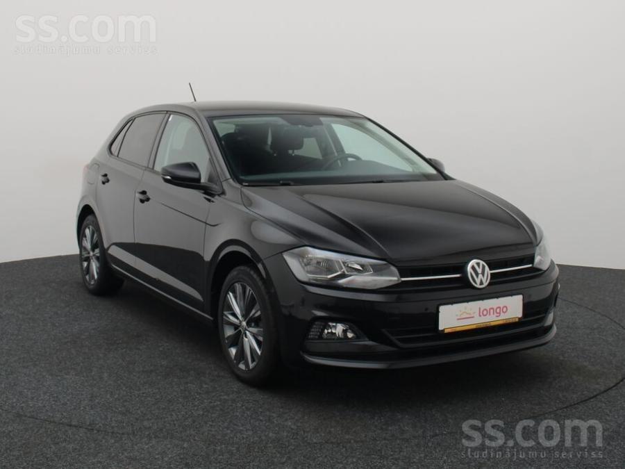 Black Volkswagen Polo 2021 in Riga, with an engine capacity of 1.00 L and mileage of 147 thousand km for 12199 €, photo 2 on AUTOMOTO.COM.LV