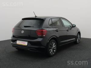 Black Volkswagen Polo 2021 in Riga, with an engine capacity of 1.00 L and mileage of 147 thousand km for 12199 €, photo 3 on AUTOMOTO.COM.LV