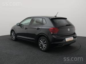 Black Volkswagen Polo 2021 in Riga, with an engine capacity of 1.00 L and mileage of 147 thousand km for 12199 €, photo 4 on AUTOMOTO.COM.LV