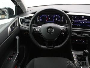 Black Volkswagen Polo 2021 in Riga, with an engine capacity of 1.00 L and mileage of 147 thousand km for 12199 €, photo 6 on AUTOMOTO.COM.LV