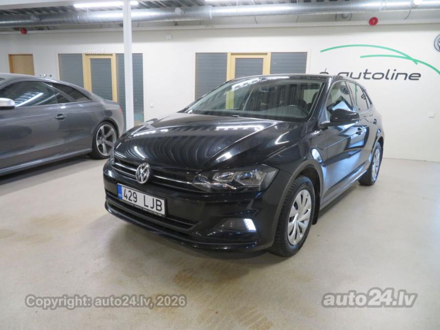 Black Volkswagen Polo 2021 in Tallinn, with an engine capacity of 1.00 L and mileage of 44 thousand km for 12300 €, photo 1 on AUTOMOTO.COM.LV
