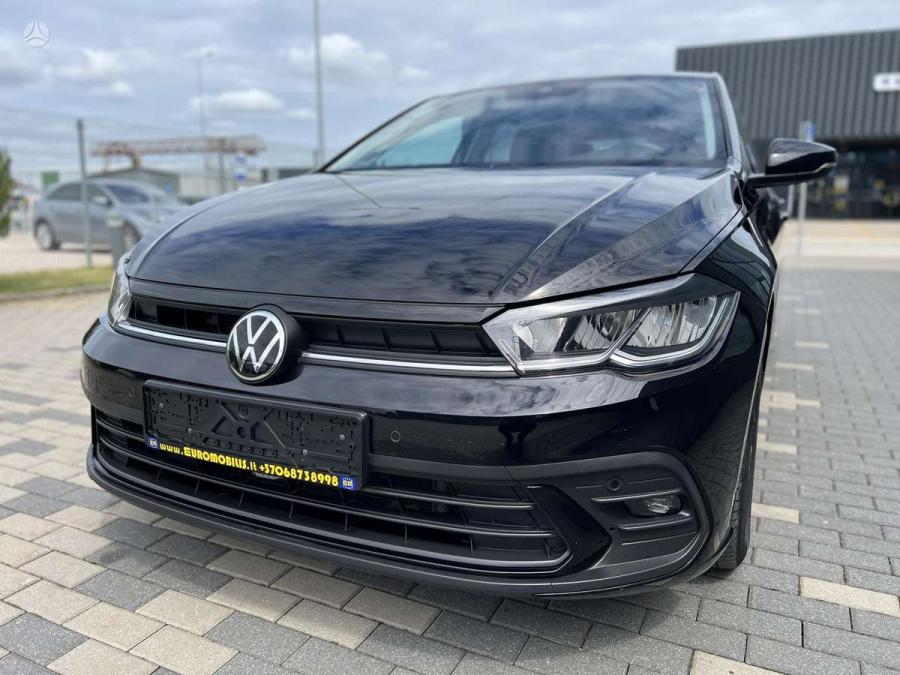 Black Volkswagen Polo 2022 in Siauliai, with an engine capacity of 1.00 L and mileage of 162 thousand km for 11500 €, photo 11 on AUTOMOTO.COM.LV