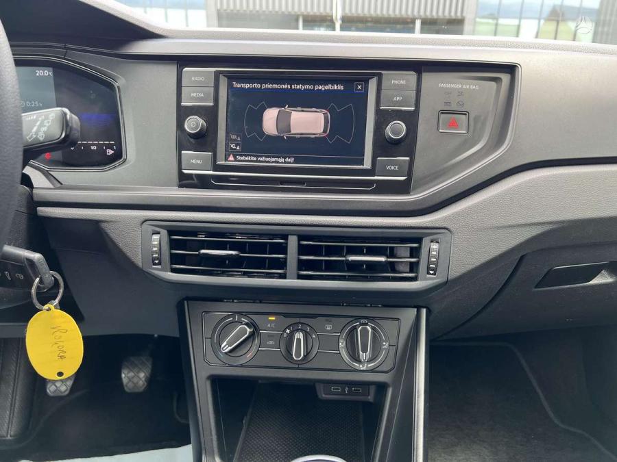 Black Volkswagen Polo 2022 in Siauliai, with an engine capacity of 1.00 L and mileage of 162 thousand km for 11500 €, photo 17 on AUTOMOTO.COM.LV
