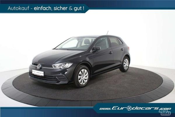 Black Volkswagen Polo 2023 in Kaunas, with an engine capacity of 1.00 L and mileage of 22 thousand km for 21541 €, photo 5 on AUTOMOTO.COM.LV