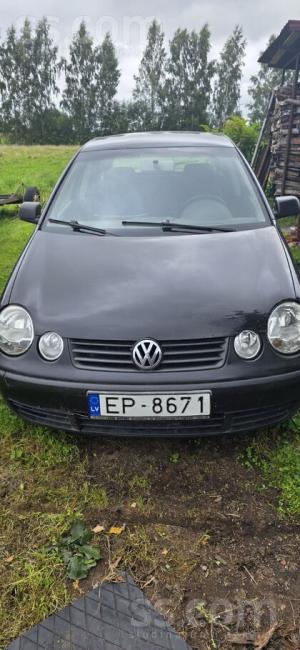 Melns Volkswagen Polo 2002 Daugavpils, ar dzinēja tilpumu 1.90 L un nobraukumu 336 tūkst. km par 300 €, foto  vietnē AUTOMOTO.COM.LV