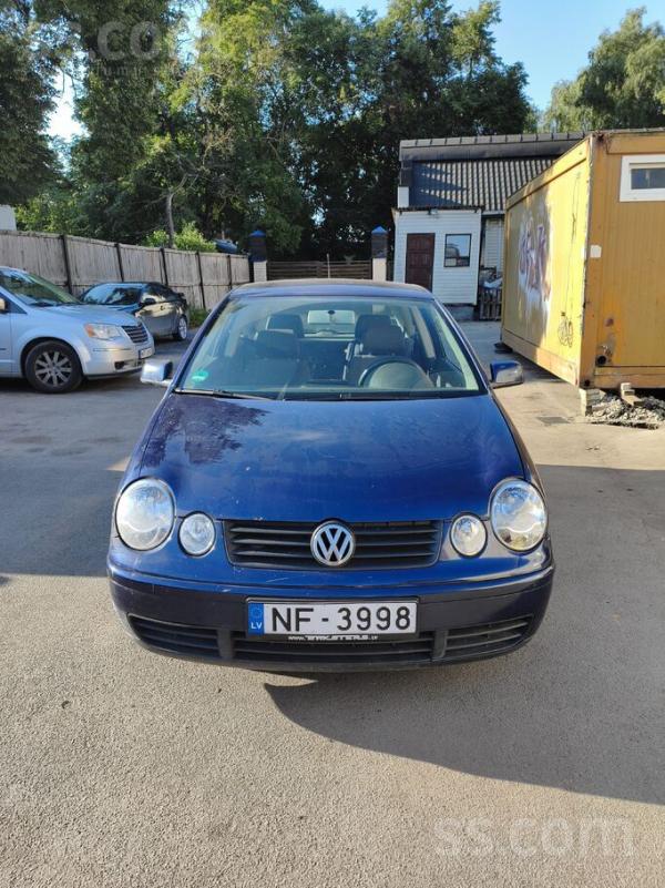 Blue Volkswagen Polo 2002 in Riga, with an engine capacity of 1.20 L and mileage of 252 thousand km for 1500 €, photo 3 on AUTOMOTO.COM.LV