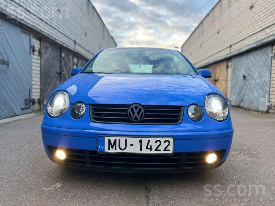 Zils Volkswagen Polo 2002 Rīga, ar dzinēja tilpumu 1.40 L un nobraukumu 381 tūkst. km par 800 €, foto 2 vietnē AUTOMOTO.COM.LV