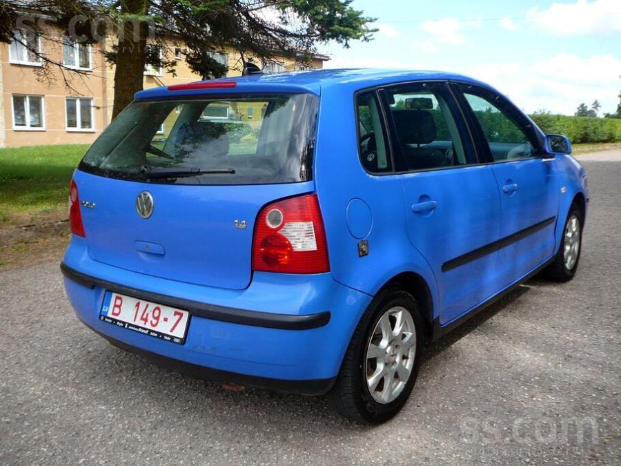 Zils Volkswagen Polo 2002 Cēsis, ar dzinēja tilpumu 1.40 L un nobraukumu 383 tūkst. km par 1290 €, foto 4 vietnē AUTOMOTO.COM.LV