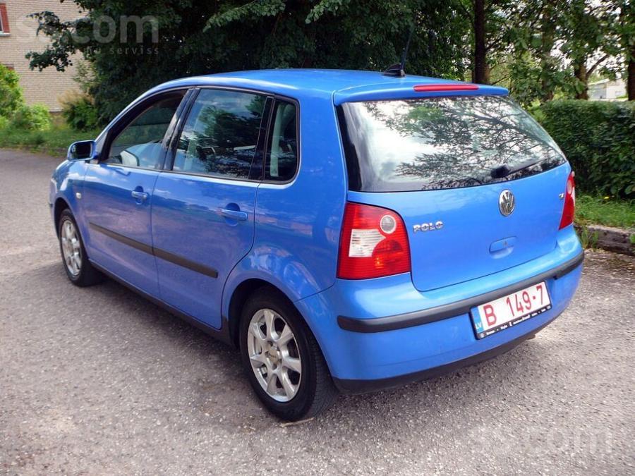 Zils Volkswagen Polo 2002 Cēsis, ar dzinēja tilpumu 1.40 L un nobraukumu 383 tūkst. km par 1290 €, foto 5 vietnē AUTOMOTO.COM.LV