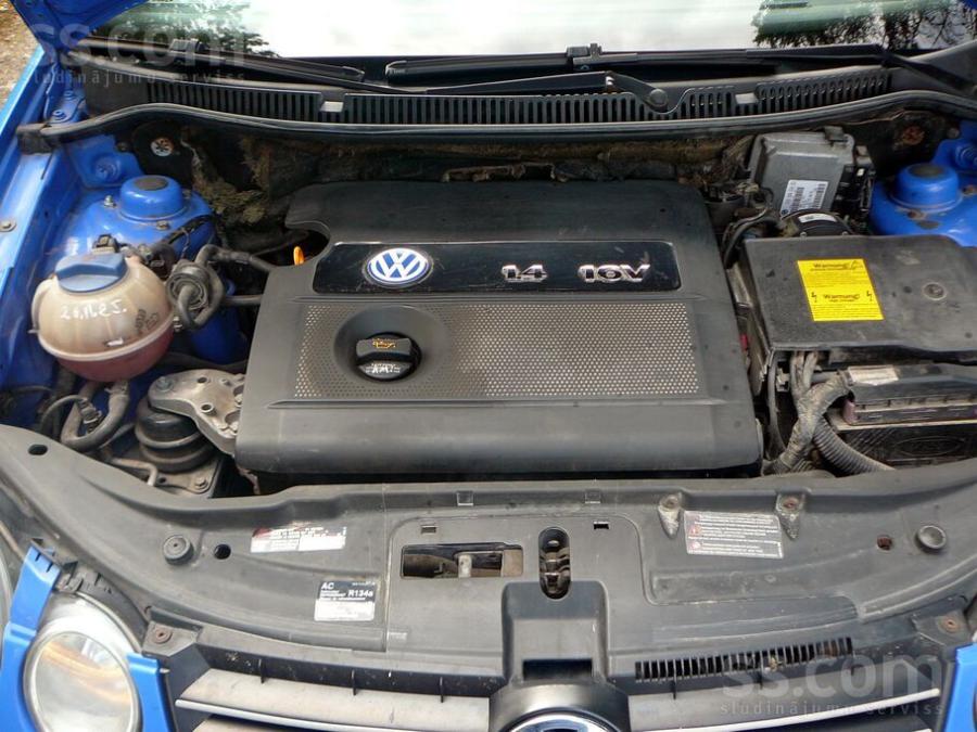 Zils Volkswagen Polo 2002 Cēsis, ar dzinēja tilpumu 1.40 L un nobraukumu 383 tūkst. km par 1290 €, foto 17 vietnē AUTOMOTO.COM.LV