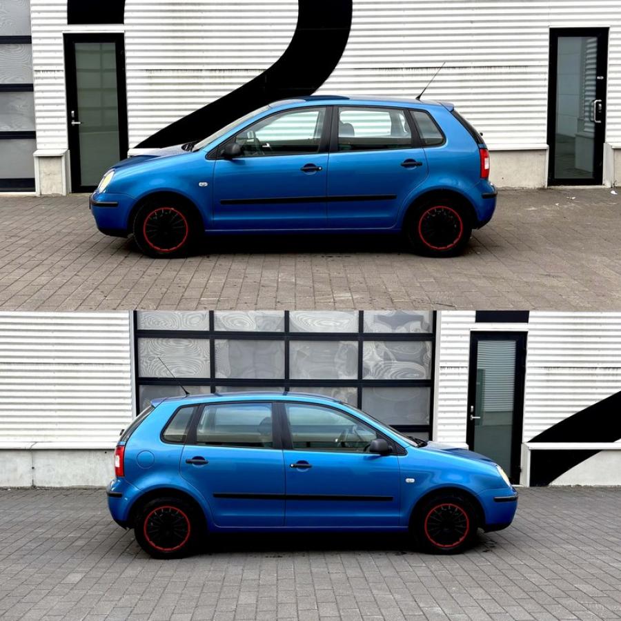 Blue Volkswagen Polo 2002 in Tallinn, with an engine capacity of 1.20 L and mileage of 167 thousand km for 1799 €, photo 41 on AUTOMOTO.COM.LV