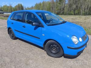 Blue Volkswagen Polo 2003 in Riga, with an engine capacity of 1.40 L and mileage of 251 thousand km for 1050 €, photo 1 on AUTOMOTO.COM.LV