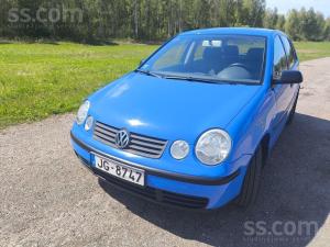Blue Volkswagen Polo 2003 in Riga, with an engine capacity of 1.40 L and mileage of 251 thousand km for 1050 €, photo 3 on AUTOMOTO.COM.LV