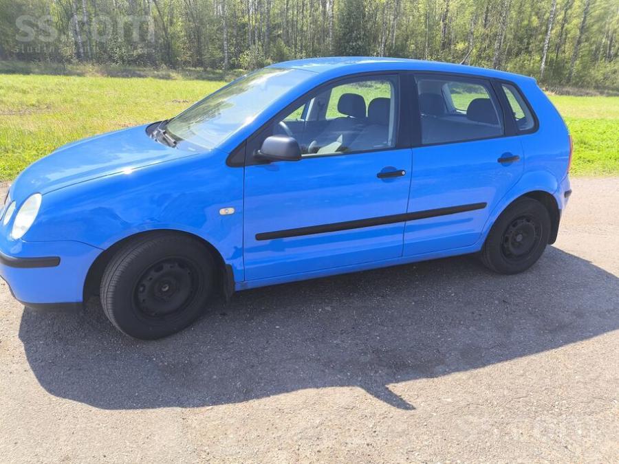 Blue Volkswagen Polo 2003 in Riga, with an engine capacity of 1.40 L and mileage of 251 thousand km for 1050 €, photo 6 on AUTOMOTO.COM.LV