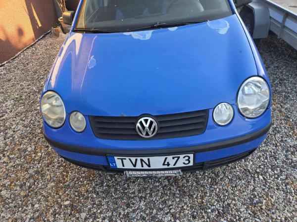 Blue Volkswagen Polo 2003 in Sirvintos, with an engine capacity of 1.90 L and mileage of 290 thousand km for 450 €, photo 2 on AUTOMOTO.COM.LV