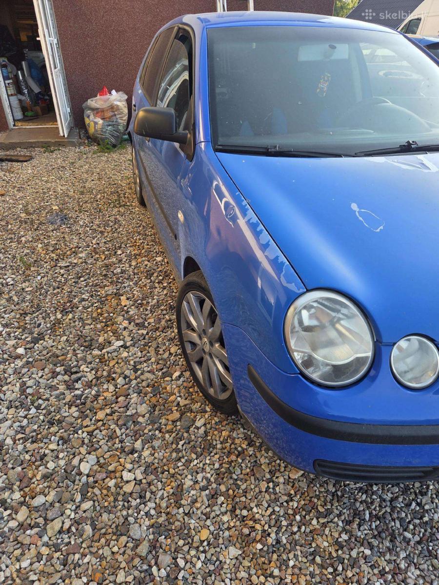 Blue Volkswagen Polo 2003 in Sirvintos, with an engine capacity of 1.90 L and mileage of 290 thousand km for 450 €, photo 4 on AUTOMOTO.COM.LV