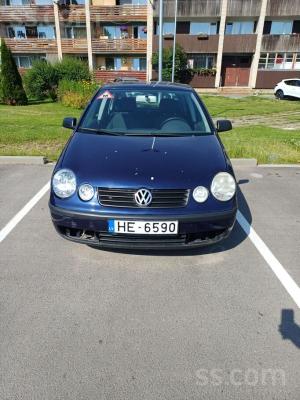 Blue Volkswagen Polo 2003 in Riga, with an engine capacity of 1.40 L and mileage of 197 thousand km for 350 €, photo  on AUTOMOTO.COM.LV