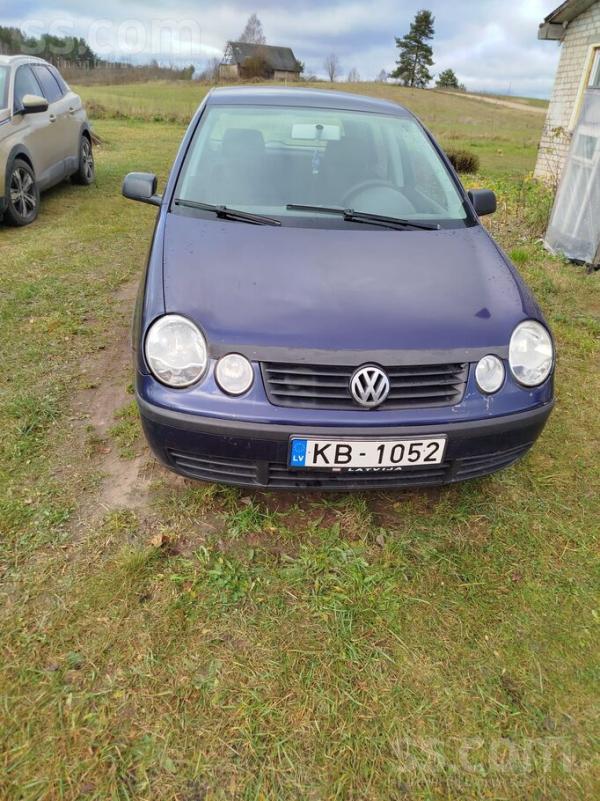 Blue Volkswagen Polo 2003 in Daugavpils, with an engine capacity of 1.90 L and mileage of 449 thousand km for 500 €, photo 1 on AUTOMOTO.COM.LV