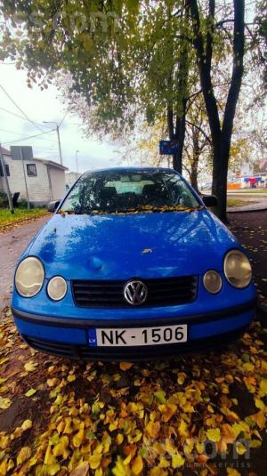 Blue Volkswagen Polo 2004 in Riga, with an engine capacity of 1.20 L and mileage of 170 thousand km for 700 €, photo  on AUTOMOTO.COM.LV