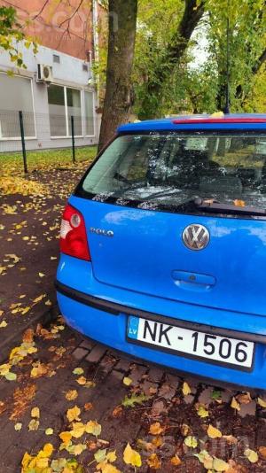 Blue Volkswagen Polo 2004 in Riga, with an engine capacity of 1.20 L and mileage of 170 thousand km for 700 €, photo 4 on AUTOMOTO.COM.LV
