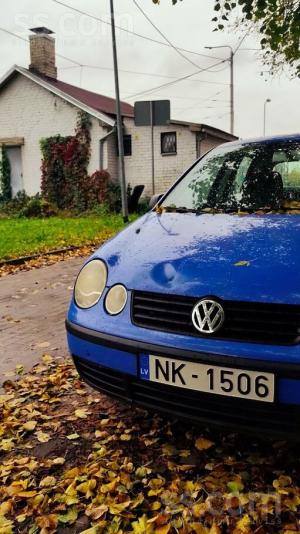 Blue Volkswagen Polo 2004 in Riga, with an engine capacity of 1.20 L and mileage of 170 thousand km for 700 €, photo 5 on AUTOMOTO.COM.LV