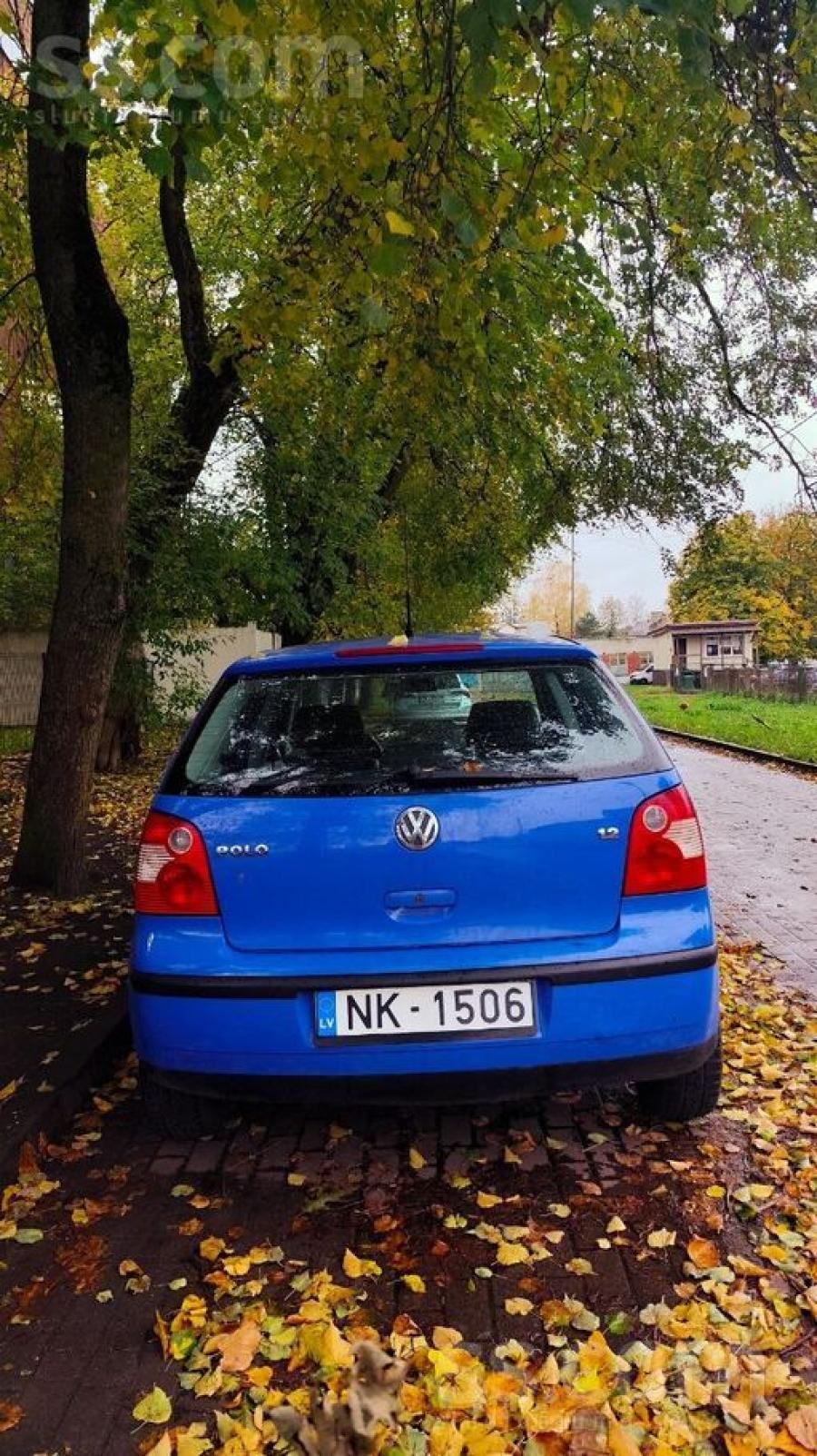 Blue Volkswagen Polo 2004 in Riga, with an engine capacity of 1.20 L and mileage of 170 thousand km for 700 €, photo 7 on AUTOMOTO.COM.LV