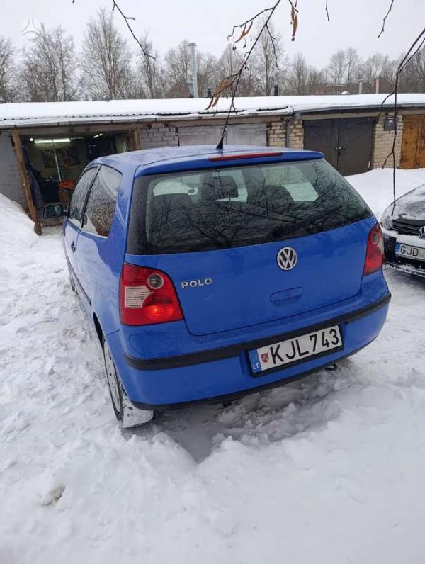 Zils Volkswagen Polo 2005 Šauļi, ar dzinēja tilpumu 1.20 L un nobraukumu 340 tūkst. km par 850 €, foto 5 vietnē AUTOMOTO.COM.LV