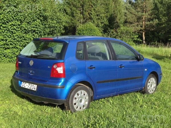 Blue Volkswagen Polo 2005 in Riga, with an engine capacity of 1.20 L and mileage of 270 thousand km for 1200 €, photo 2 on AUTOMOTO.COM.LV