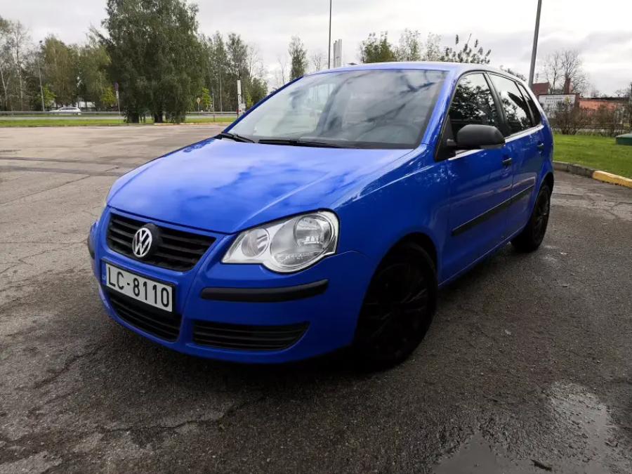 Blue Volkswagen Polo 2006 in Riga, with an engine capacity of 1.90 L and mileage of 317 thousand km for 2000 €, photo 5 on AUTOMOTO.COM.LV