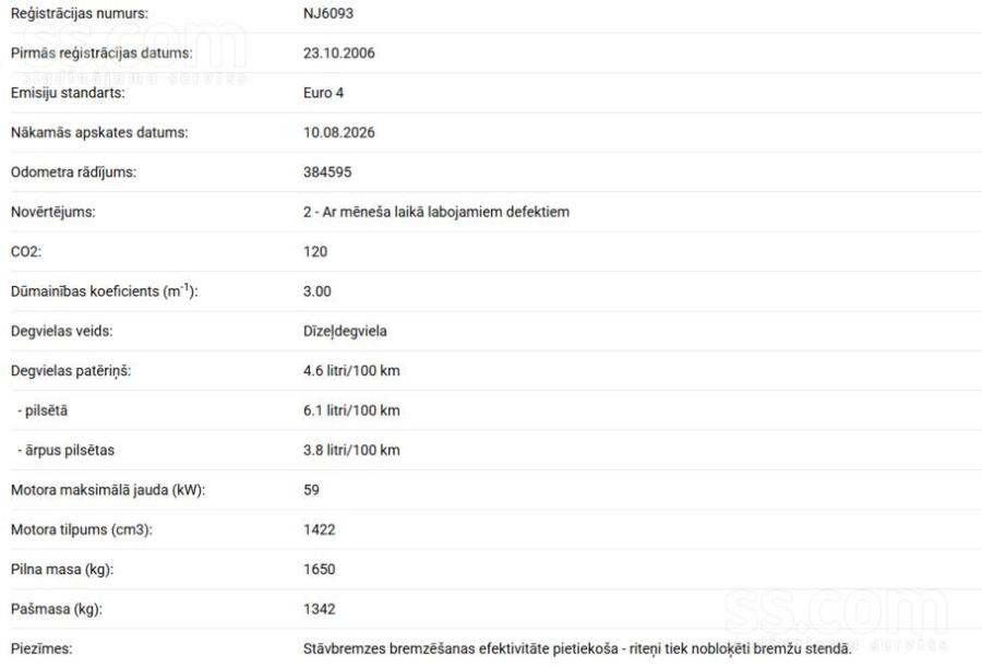 Zils Volkswagen Polo 2006 Rīga, ar dzinēja tilpumu 1.40 L un nobraukumu 390 tūkst. km par 720 €, foto 4 vietnē AUTOMOTO.COM.LV