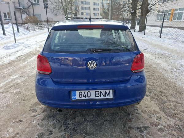 Blue Volkswagen Polo 2010 in Vilnius, with an engine capacity of 1.39 L and mileage of 112 thousand km for 4700 €, photo 6 on AUTOMOTO.COM.LV