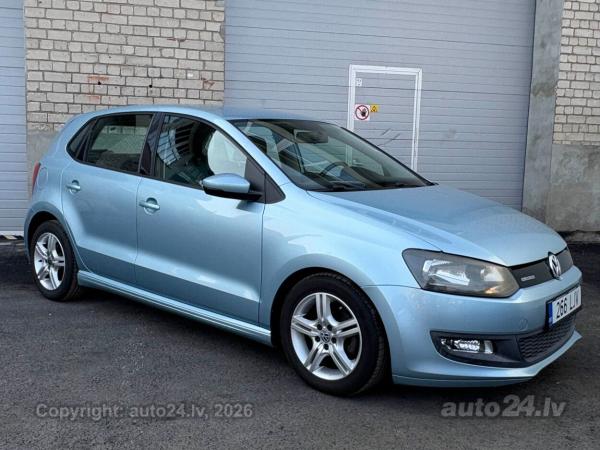Blue Volkswagen Polo 2011 in Paide, with an engine capacity of 1.20 L and mileage of 189 thousand km for 4799 €, photo 1 on AUTOMOTO.COM.LV