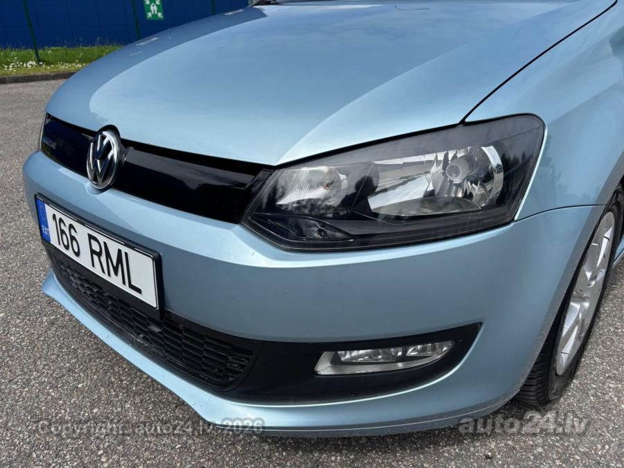 Blue Volkswagen Polo 2011 in Paide, with an engine capacity of 1.20 L and mileage of 204 thousand km for 4990 €, photo 8 on AUTOMOTO.COM.LV