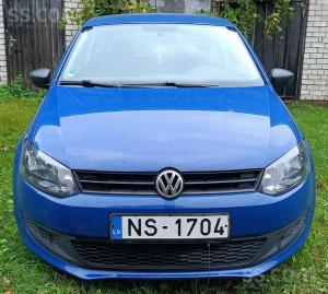 Blue Volkswagen Polo 2011 in Riga, with an engine capacity of 1.20 L and mileage of 256 thousand km for 3300 €, photo  on AUTOMOTO.COM.LV