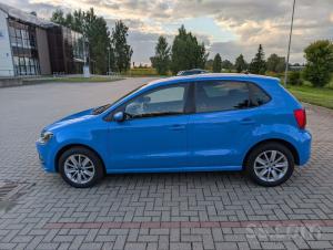 Blue Volkswagen Polo 2014 in Valmiera, with an engine capacity of 1.20 L and mileage of 113 thousand km for 3500 €, photo  on AUTOMOTO.COM.LV