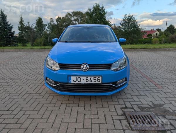Blue Volkswagen Polo 2014 in Valmiera, with an engine capacity of 1.20 L and mileage of 113 thousand km for 3500 €, photo 2 on AUTOMOTO.COM.LV