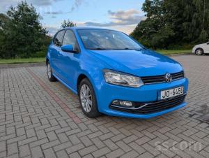 Blue Volkswagen Polo 2014 in Valmiera, with an engine capacity of 1.20 L and mileage of 113 thousand km for 3500 €, photo 7 on AUTOMOTO.COM.LV