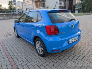 Blue Volkswagen Polo 2014 in Valmiera, with an engine capacity of 1.20 L and mileage of 113 thousand km for 3500 €, photo 9 on AUTOMOTO.COM.LV