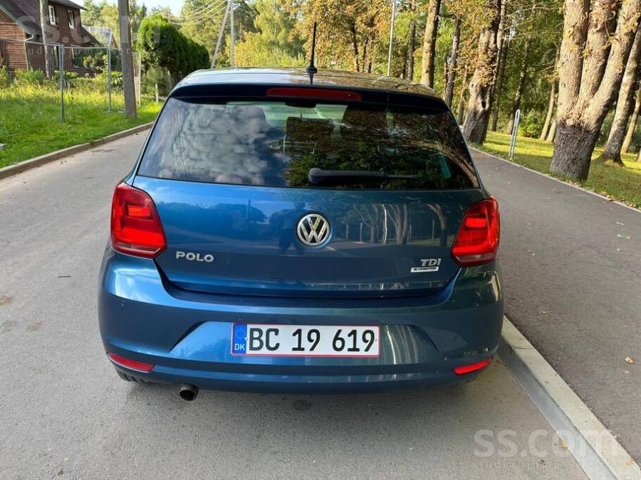 Zils Volkswagen Polo 2016 Panevēža, ar dzinēja tilpumu 1.40 L un nobraukumu 310 tūkst. km par 4500 €, foto 7 vietnē AUTOMOTO.COM.LV