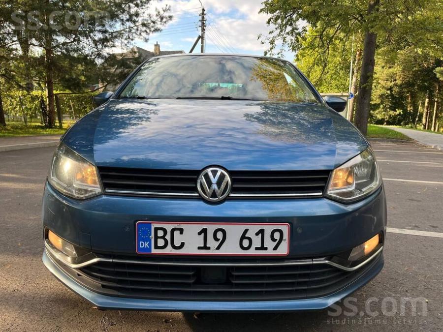 Zils Volkswagen Polo 2016 Panevēža, ar dzinēja tilpumu 1.40 L un nobraukumu 310 tūkst. km par 4500 €, foto 18 vietnē AUTOMOTO.COM.LV
