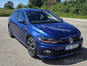 Blue Volkswagen Polo 2019 in Jelgava, with an engine capacity of 2.00 L and mileage of 92 thousand km for 18500 €, photo  on AUTOMOTO.COM.LV
