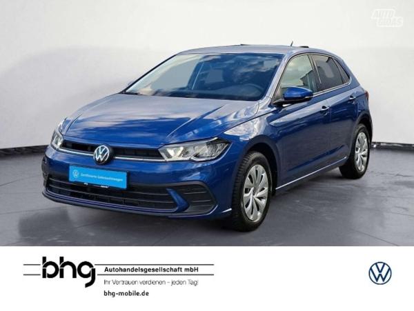 Zils Volkswagen Polo 2025 Kauņa, ar dzinēja tilpumu 1.00 L un nobraukumu 17 tūkst. km par 23122 €, foto 1 vietnē AUTOMOTO.COM.LV