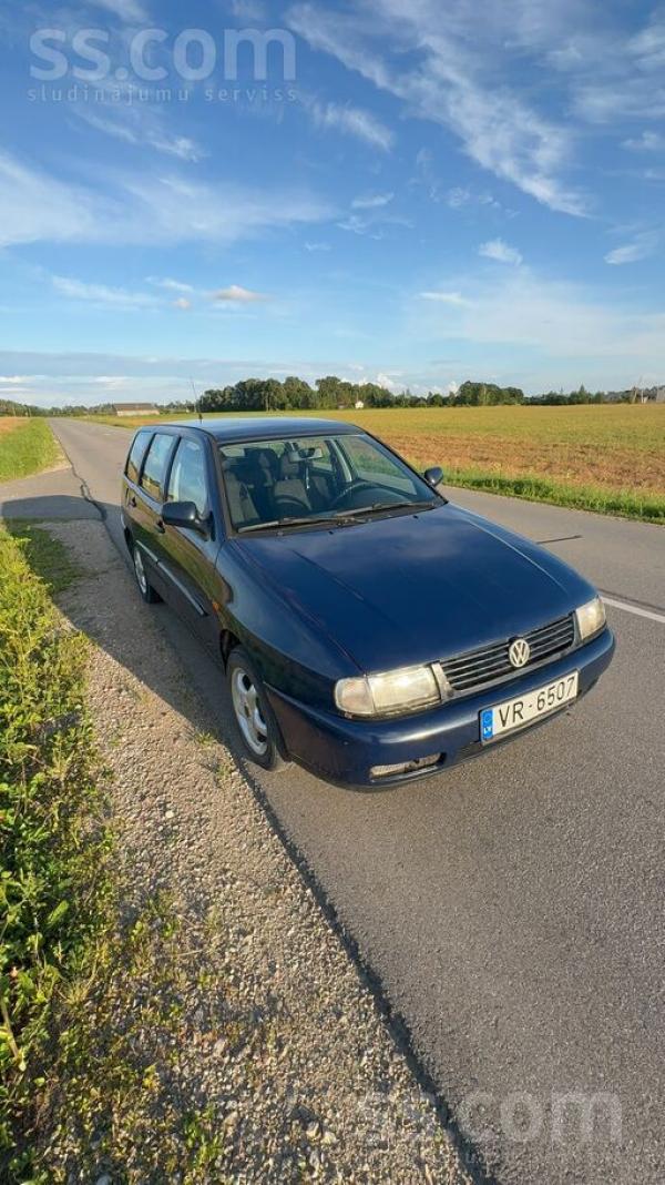 Blue Volkswagen Polo 1998 in Bauska, with an engine capacity of 1.40 L and mileage of 267 thousand km for 800 €, photo 6 on AUTOMOTO.COM.LV