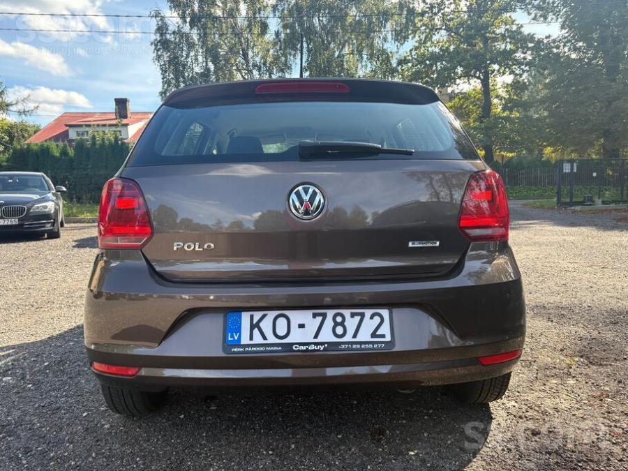 Brown Volkswagen Polo 2017 in Riga, with an engine capacity of 1.00 L and mileage of 0 thousand km for 4490 €, photo 6 on AUTOMOTO.COM.LV